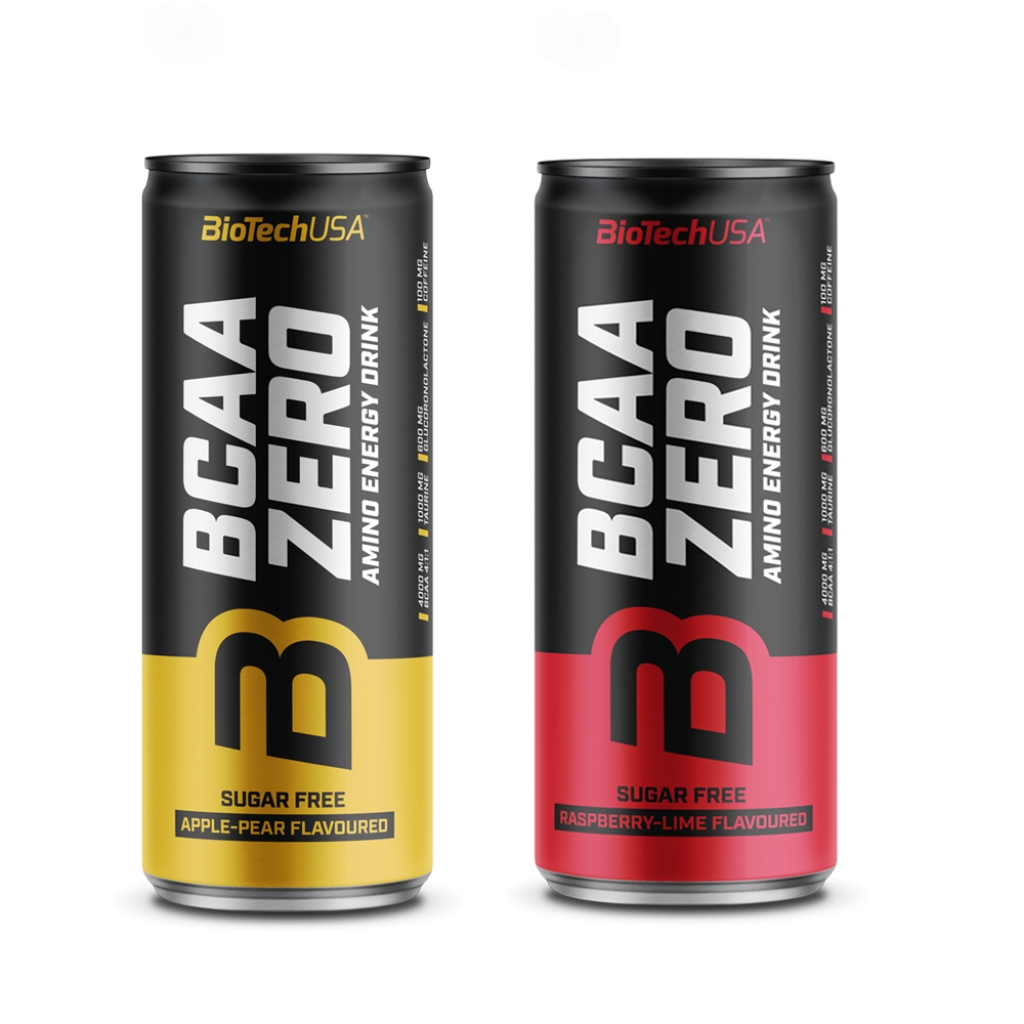 Biotech BCAA Zero Energy Drink 330ml. raspberry - lime skonis - Ambiactive