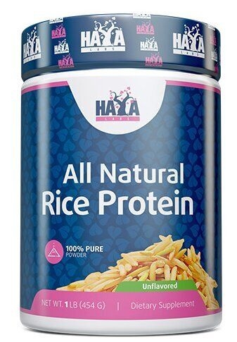 Haya Labs All Natural Rice Protein 454 g. unflavored skonis - Ambiactive