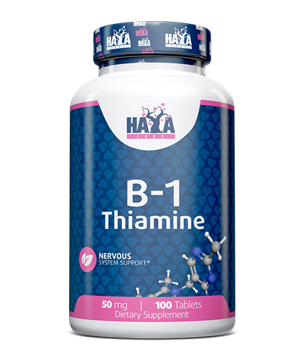 Haya Labs B-1 Thiamine 100 tabl. (Vitaminas B1) - Ambiactive