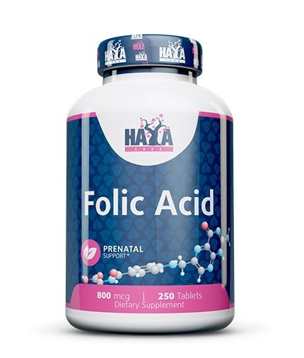 Haya Labs Folic Acid (folio rūgštis) 250 tab. - Ambiactive