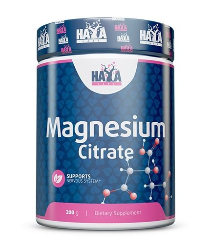 Haya Labs Magnesium Citrate 200 g. (Magnio citratas) - Ambiactive