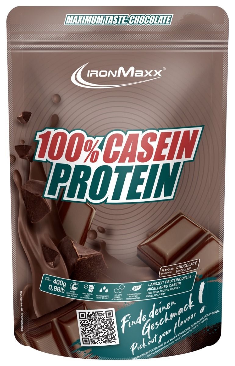 IronMaxx 100% Casein Protein 400 g. - Ambiactive