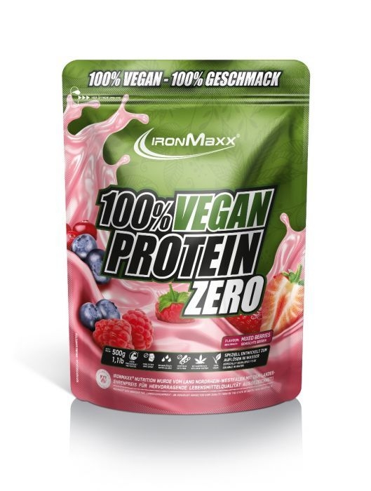 IronMaxx 100% Vegan Protein Zero 500 g. - Ambiactive