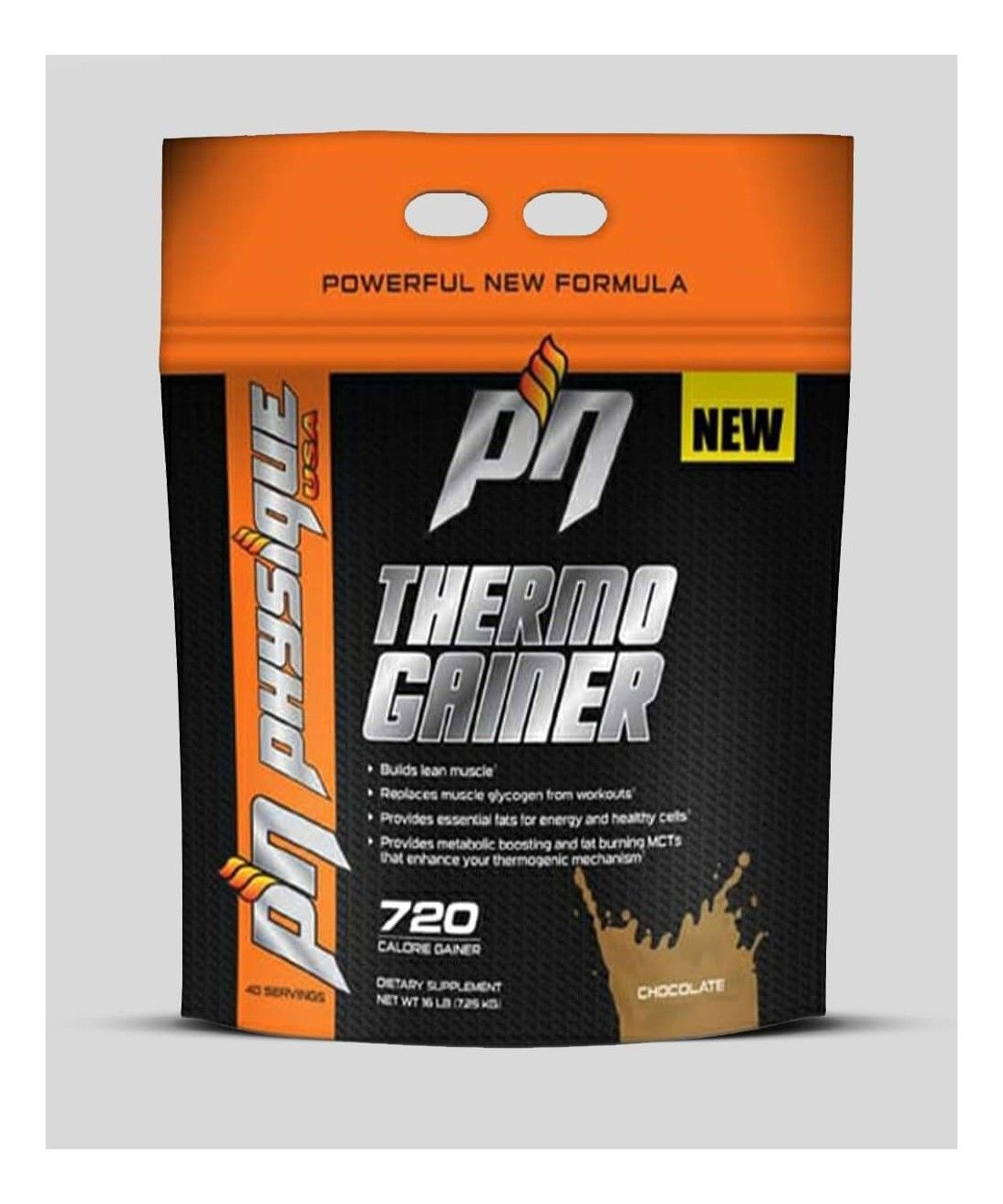 Physique Nutrition Thermo Gainer 7250 g. chocolate skonis - Ambiactive