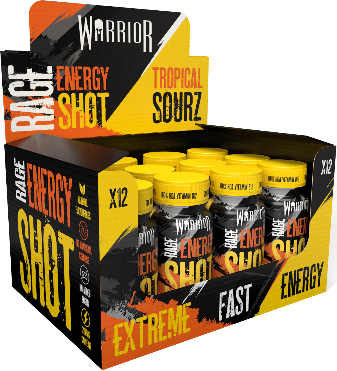 Warrior Rage Energy Shot 60 ml. - Ambiactive