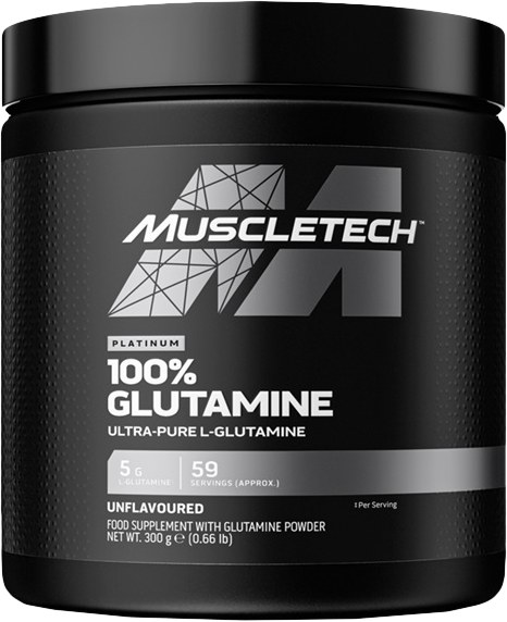 MuscleTech Platinum 100 % Glutamine 300 g. - Ambiactive