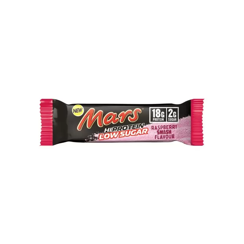 Mars Hi Protein Low Sugar Raspberry Smash 55 g. - Ambiactive