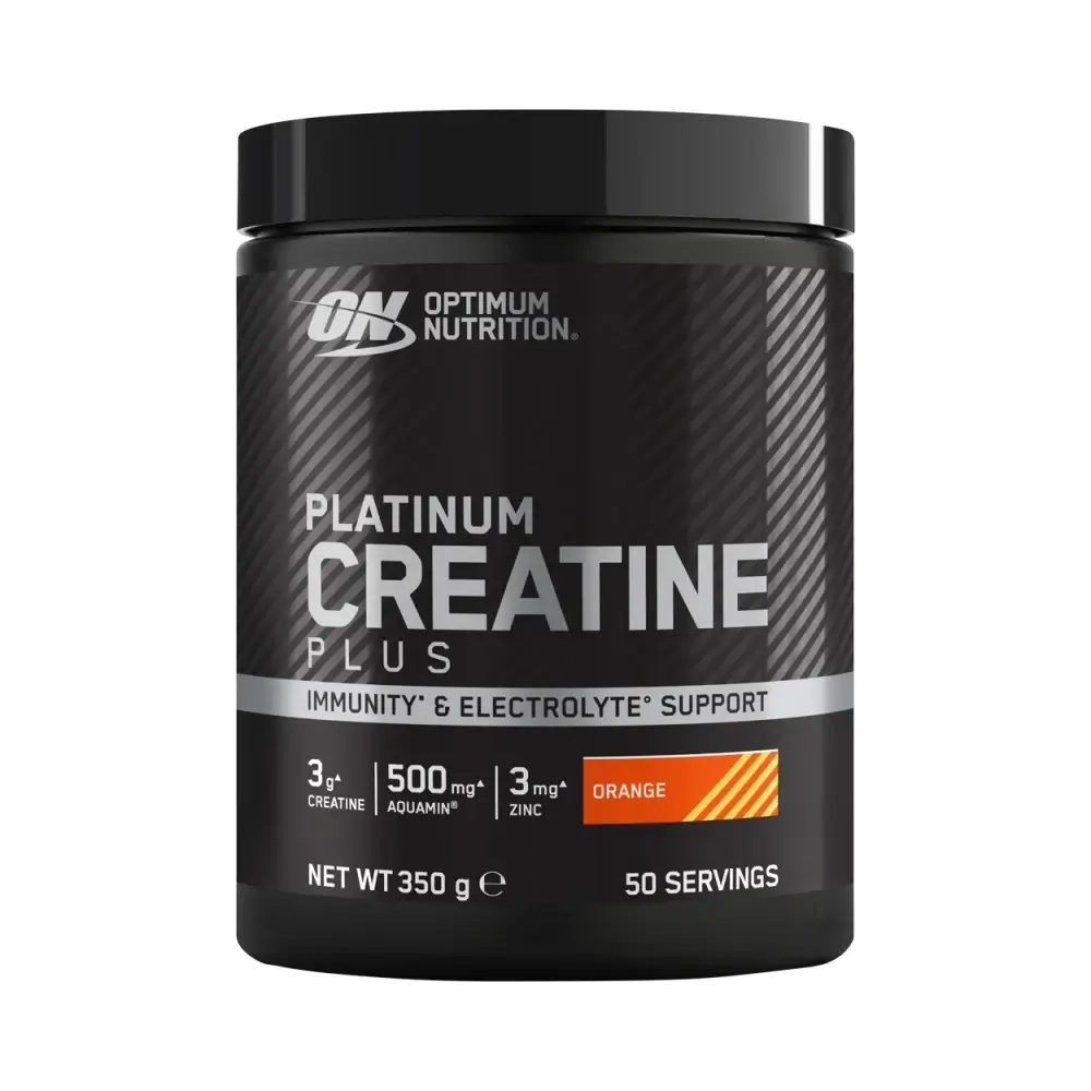 Optimum Nutrition Platinum Creatine Plus 350 g. orange skonis - Ambiactive