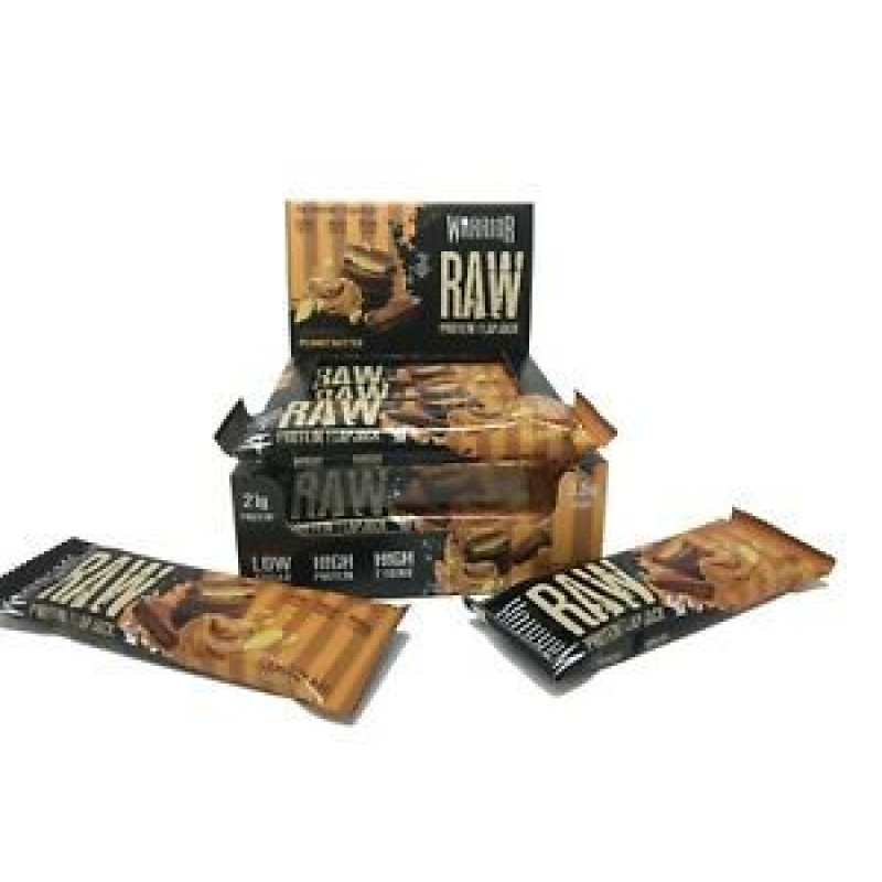 Warrior RAW Protein Flapjack 75g chocolate orange skonis - Ambiactive