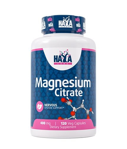 Haya Labs Magnesium 120 kaps. (Magnio citratas) - Ambiactive