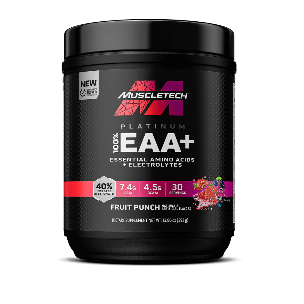 MuscleTech Platinum 100% EAA+ 399 g. sour apple skonis - Ambiactive