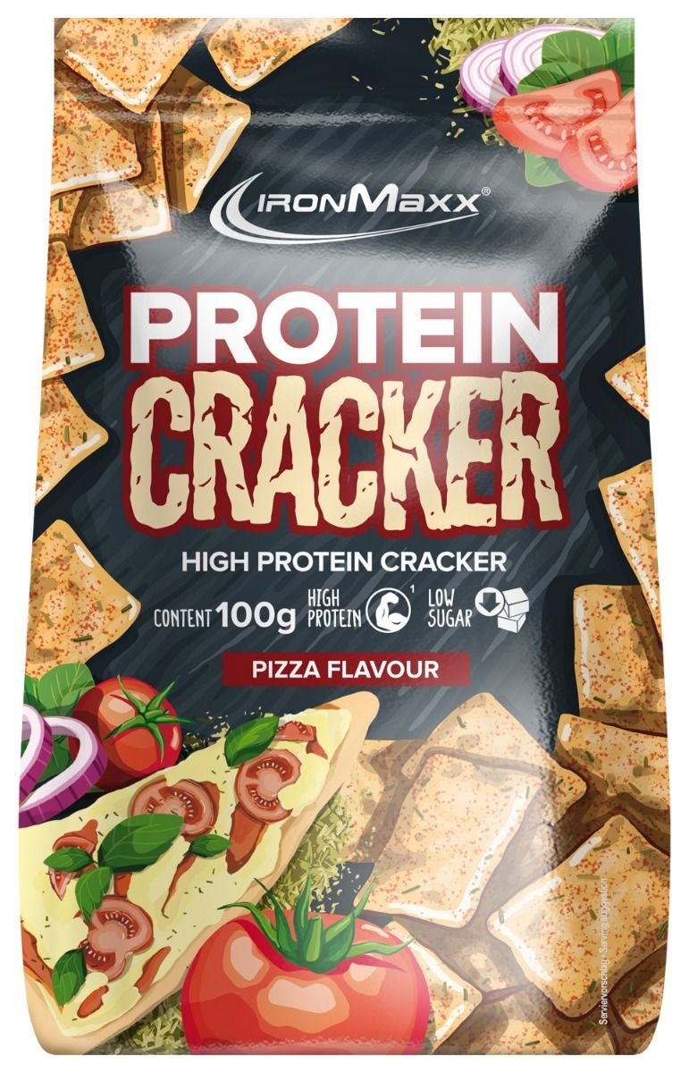 IronMaxx Protein Cracker 100 g. (krekeriai) pizza - Ambiactive