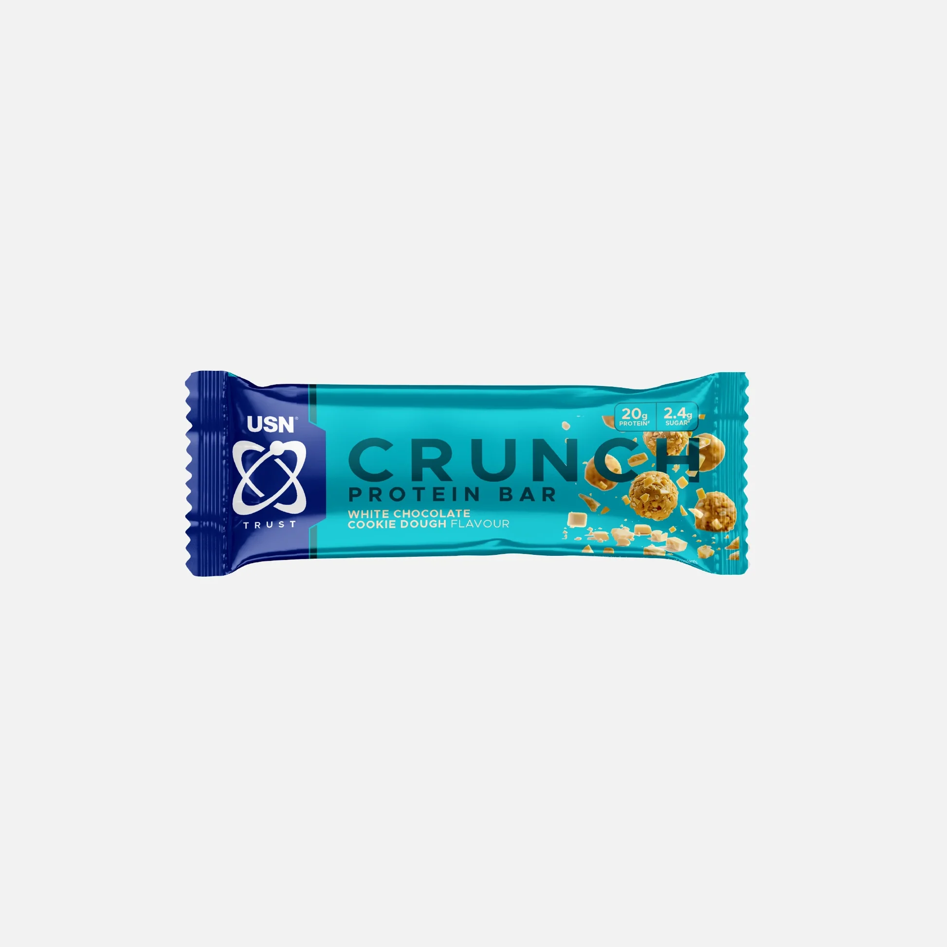 USN Crunch Protein Bar 60 g. white chocolate blueberry muffin skonis ...