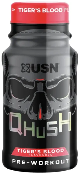 USN Qhush Pre-Workout Shot 60 ml. tiger's blood skonis - Ambiactive