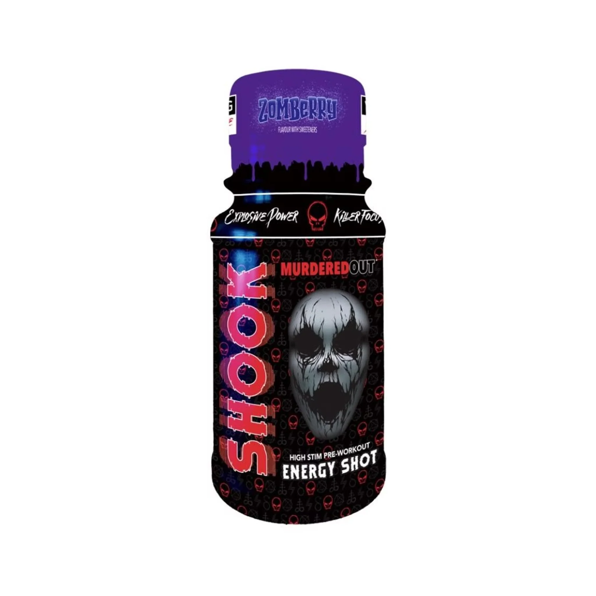 Murdered Out SHOOK Energy Shot 60 ml. Galioja iki 2025-09-30 - Ambiactive
